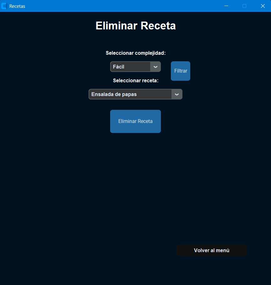Proyecto Libro de Receta